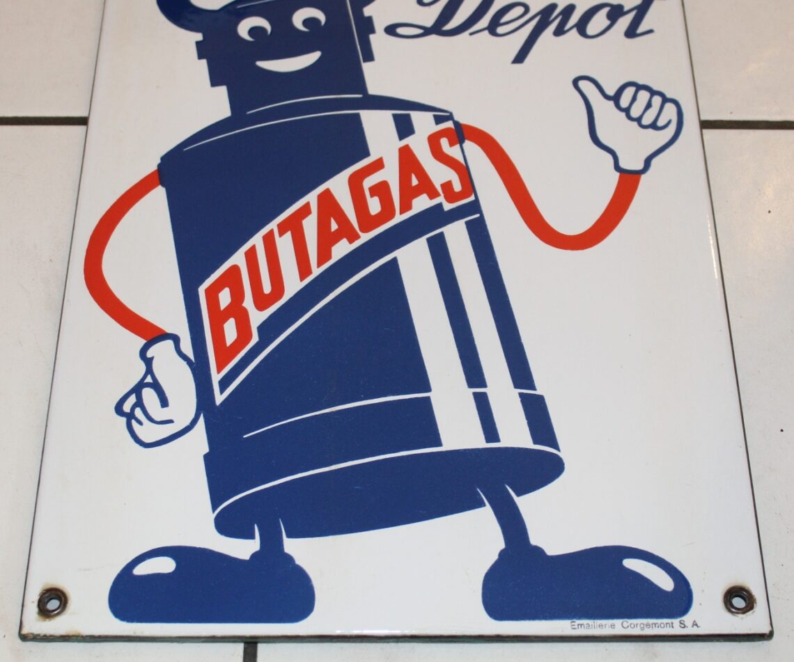 Willkommen bei The Fifties Corner - Butagas Depot Emailschild